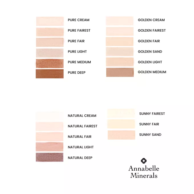 Annabelle Minerals Podkład Prasowany Pure Light - sklep Cocolita