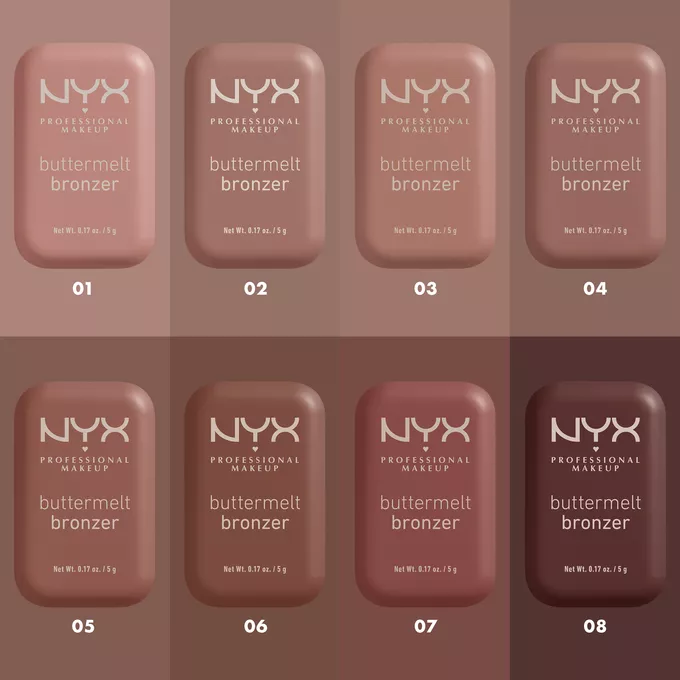 NYX Professional Makeup Buttermelt Bronzer 03 Deserve Butta - sklep ...